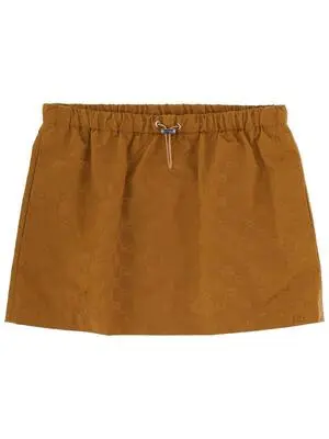 Gucci Miniskirt With Gg Texture - Cream