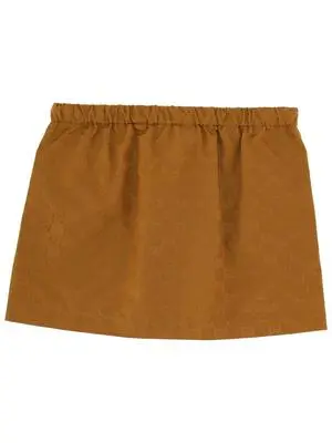Gucci Gg Monogram Miniskirt - Cream