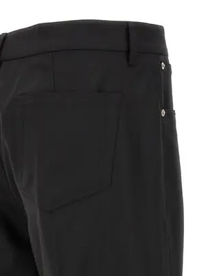 Rick Owens Geth Virgin Wool Trousers - Black