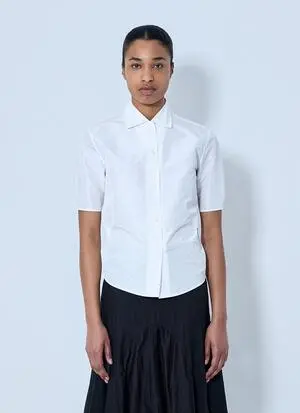 JIL SANDER Cotton Poplin Shirt - White