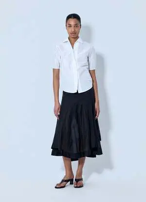 JIL SANDER Cotton Poplin Shirt - White