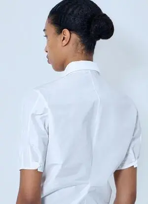 JIL SANDER Cotton Poplin Shirt - White