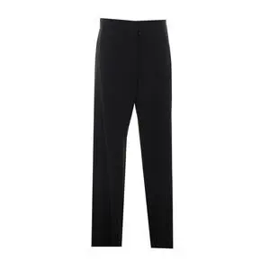 Loewe Mini Logo Wool Pants - Black