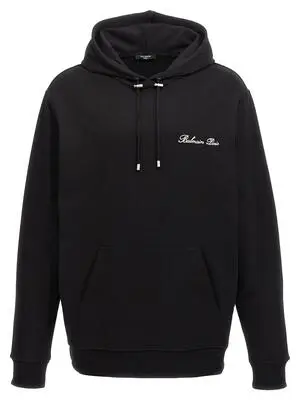 Balmain Signature' Hoodie - Black