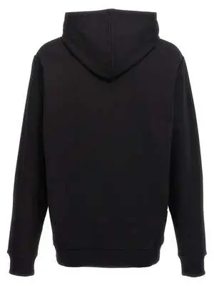 Balmain Signature Organic Cotton Hoodie - Black