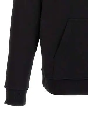 Balmain Signature Organic Cotton Hoodie - Black