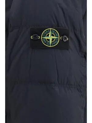Stone Island Crinkle Reps Ny Down Jacket - Blue