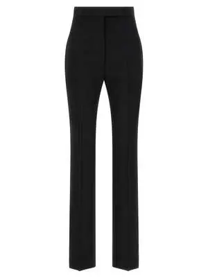 TOM FORD Sharp Wool Tuxedo Trousers - Black