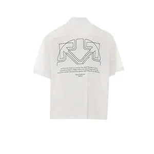 Off-White Offline Half Arrow Bowling Shirt - White