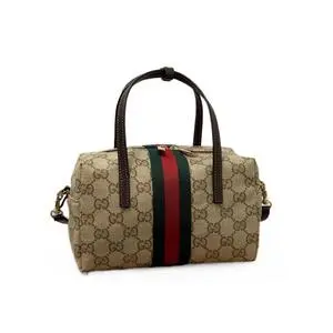 Gucci Gg Supreme Canvas Luggage - Cream