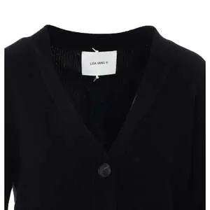 LISA YANG Danni Cashmere Cardigan - Black