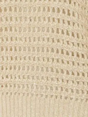 Brunello Cucinelli Wool And Cashmere Open-knit Sweater