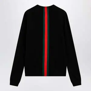 Gucci Cashmere Sweater With Web Motif