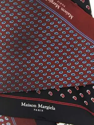 MAISON MARGIELA Paisley Print Double-sided Scarf
