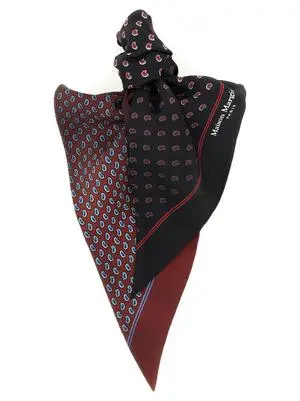 MAISON MARGIELA Paisley Print Double-sided Scarf - Multicolor