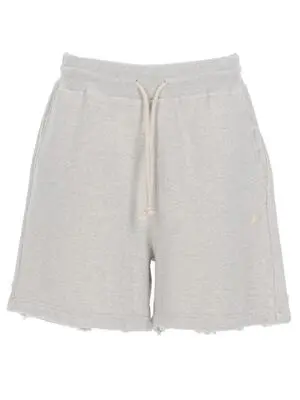 GOLDEN GOOSE Shorts In Cotone - Gray
