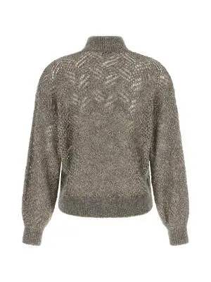 Brunello Cucinelli Wool Turtleneck Jumper - Multicolor
