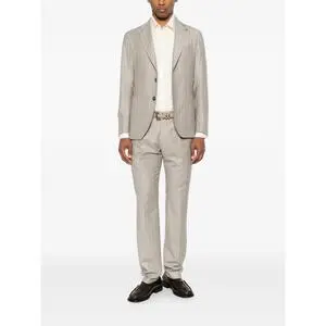 Tagliatore Grey Suits Single Breasted Suits - Gray
