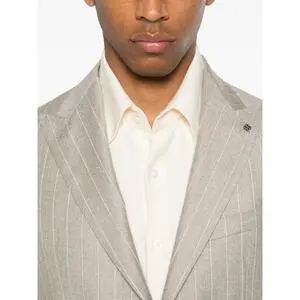 Tagliatore Grey Suits Single Breasted Suits - Gray