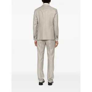 Tagliatore Grey Suits Single Breasted Suits - Gray