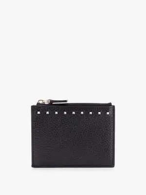 Valentino Garavani Rockstud Leather Card Holder - Multicolor