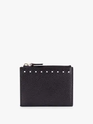 Valentino Garavani Rockstud Leather Card Holder - Multicolor