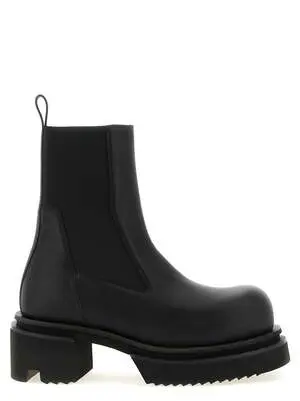 Rick Owens Beatle Bogun' Ankle Boots - Black