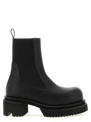 Rick Owens Beatle Bogun Ankle Boots - Black