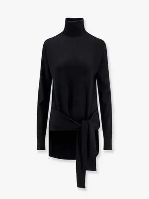 TOTEME Wool And Silk Turtleneck - Black