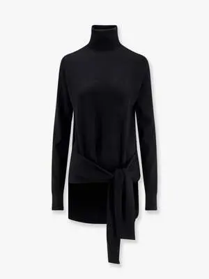 TOTEME Wool And Silk Turtleneck - Black