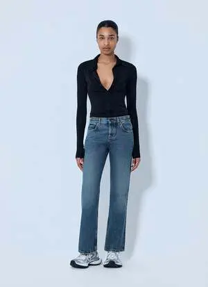 Balenciaga Regular Fit Straight Leg Jeans