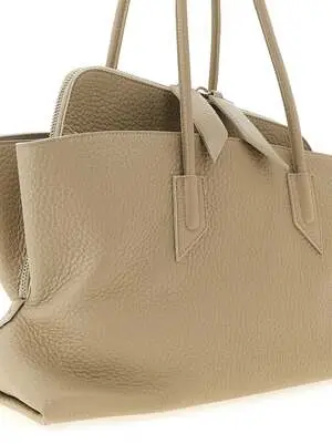 Attico La Passeggiata Medium Shoulder Bag - Cream