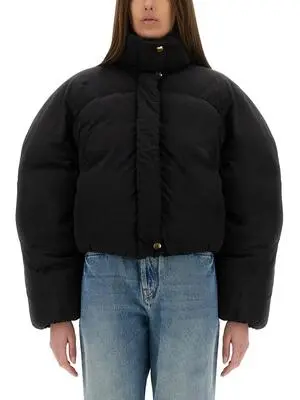 Jacquemus The Caraco Puffer Short Jacket - Black