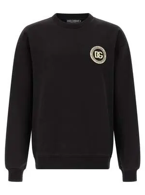 Dolce & Gabbana Dg' Patch Sweatshirt - Black