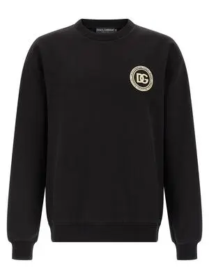 Dolce & Gabbana Dg' Patch Sweatshirt - Black