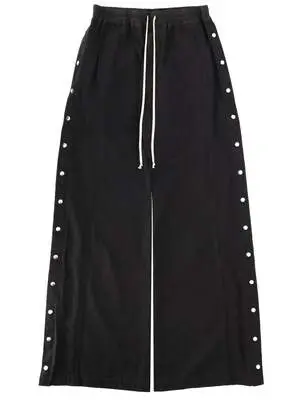 Rick Owens Pantalone Wide Pusher - Black