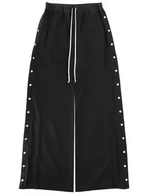 Rick Owens Pusher Wide Leg Pants - Black