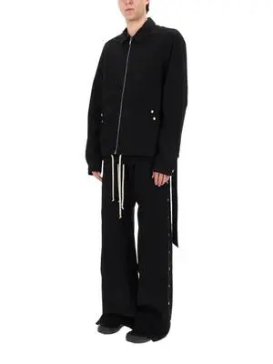 Rick Owens Pusher Wide Leg Pants - Black