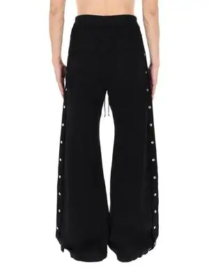 Rick Owens Pusher Wide Leg Pants - Black