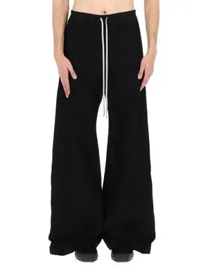 Rick Owens Pusher Wide Leg Pants - Black