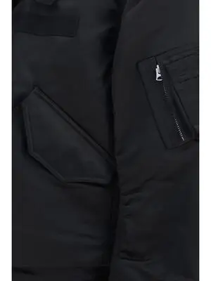 Sacai Cotton Chino And Nylon Twill Jacket - Black