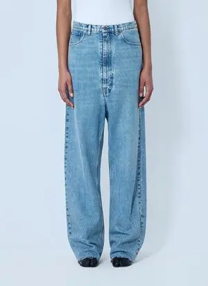 MAISON MARGIELA Wide-leg Denim Trousers - Blue