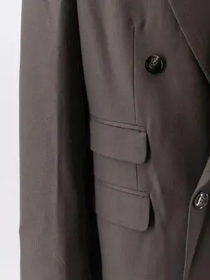 Giorgio Armani Oversized Fluid Virgin Wool Suit - Blue