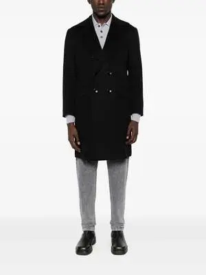 Kiton Double-breasted Cashmere Coat