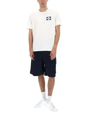 C.P. COMPANY Shorts Cargo Con Patch Logo