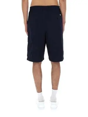 C.P. COMPANY Shorts Cargo Con Patch Logo