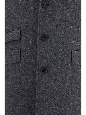 Valentino Garavani Single-breasted Overcoat - Gray