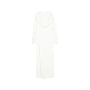 Stella McCartney Satin Draped Dress - Cream