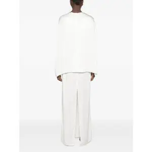 Stella McCartney Satin Draped Dress - Cream