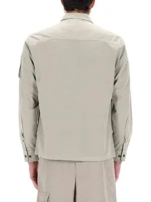 C.P. COMPANY Overshirt Con Zip - Gray